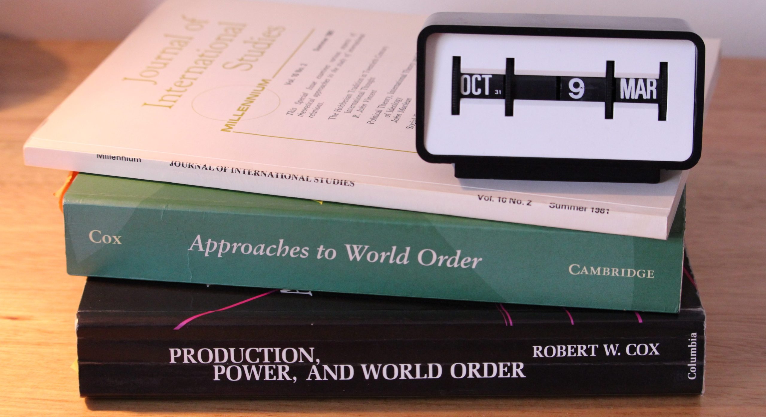 Tributes to Robert W. Cox - Progress in Political Economy (PPE)
